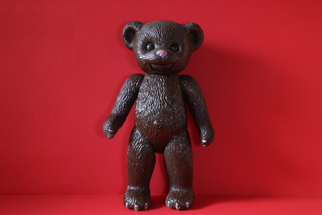 Vintage Kunststoff Bär Max Zapf 94 Germany Hard Plastic Teddy Bear 40cm ...