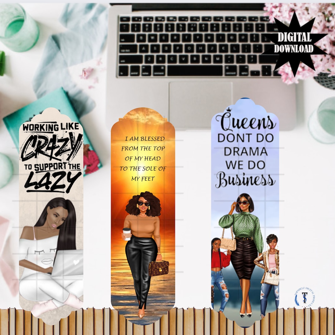 African American Bookmarks, Black Girl Bookmarks, Black Girl Magic ...