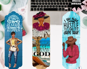 African American Bookmarks, Black Girl Bookmarks, Black Girl Magic ...