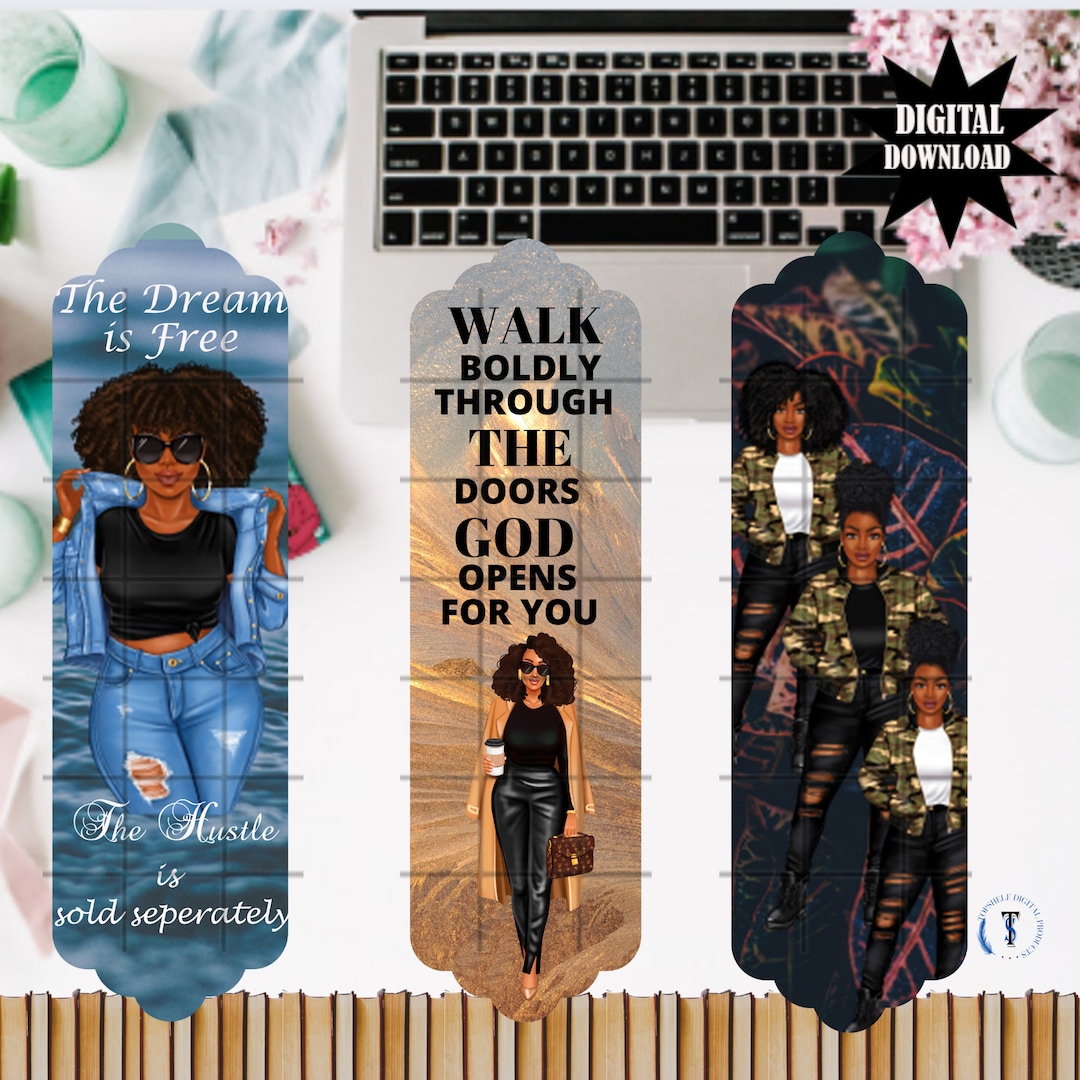 African American Bookmarks, Black Girl Bookmarks, Black Girl Magic ...