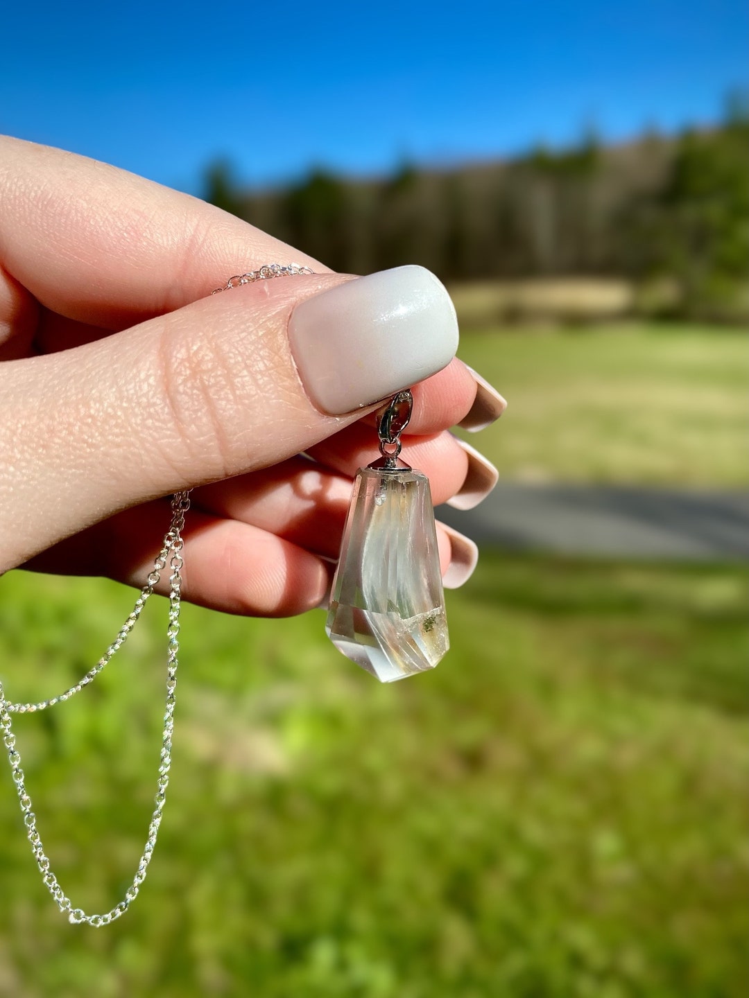 Rare Blue Tara Necklace From Brazil / Pendant / Jewelry / Gift - Etsy
