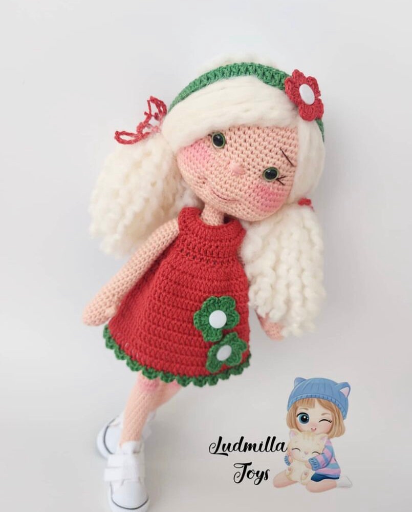 Duru Doll Crochet Making English Pattern. the Construction Stages File ...