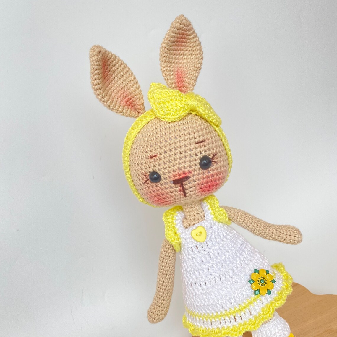 Amigurumi Crochet Tutorial Making Bunny Pattern. Crochet Toy Rabbit ...