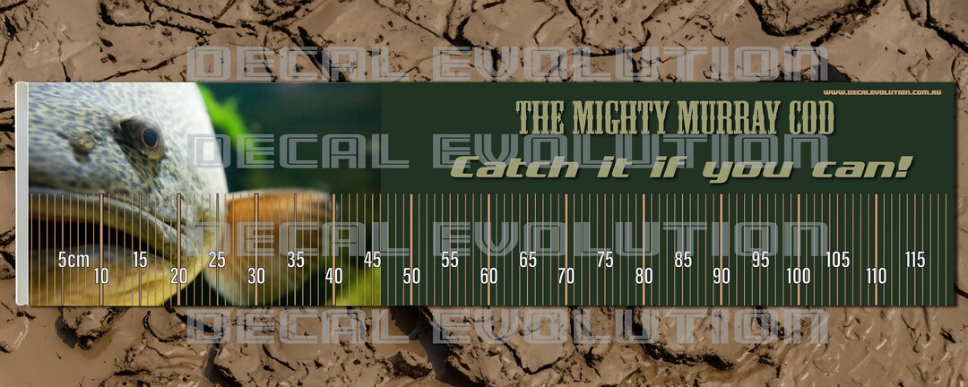 Murray Cod Design Fishing Brag Mat - Etsy Australia