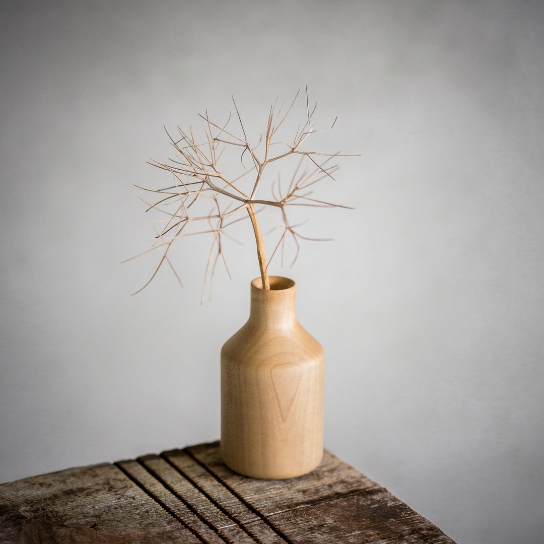 Sycamore Vase #18 | Wooden Bud Vase | Home Decor | Dried Flowers ...