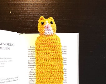 CROCHET PATTERN Cat Bookmark Crochet Amigurumi Kitty Bookmark ...