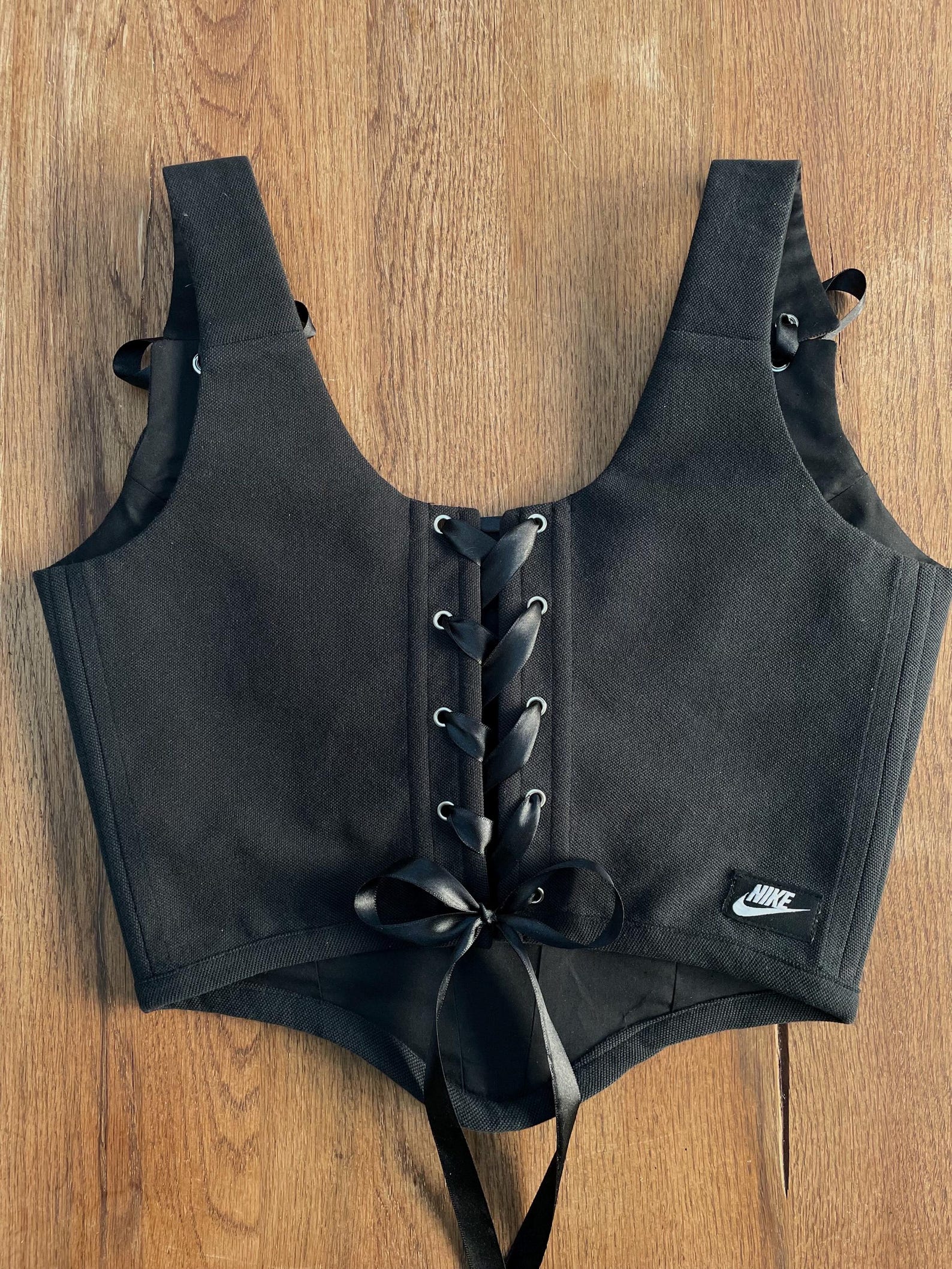 Handmade Upcycled Corset, Corset Top Lace up Sustainable Fashion for ...