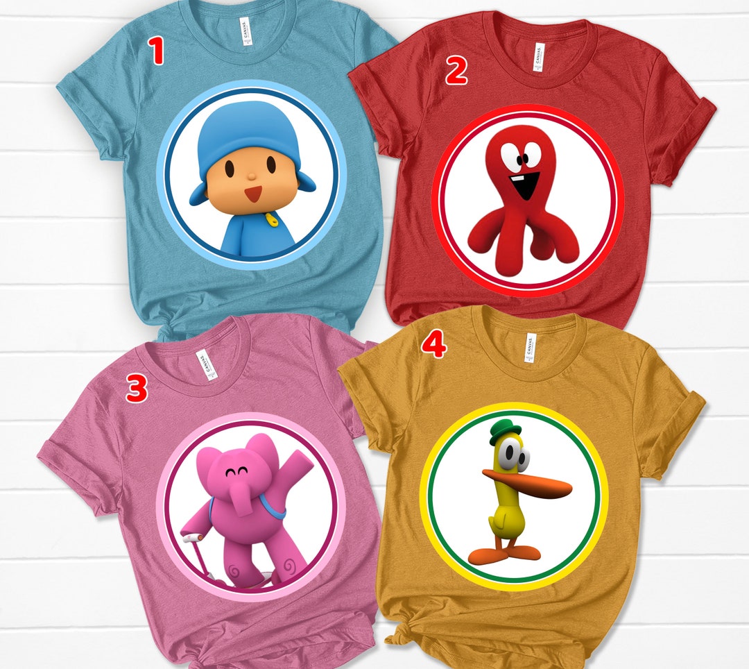Pocoyo Birthday Shirt Pocoyo Family Shirt Pocoyo Family - Etsy