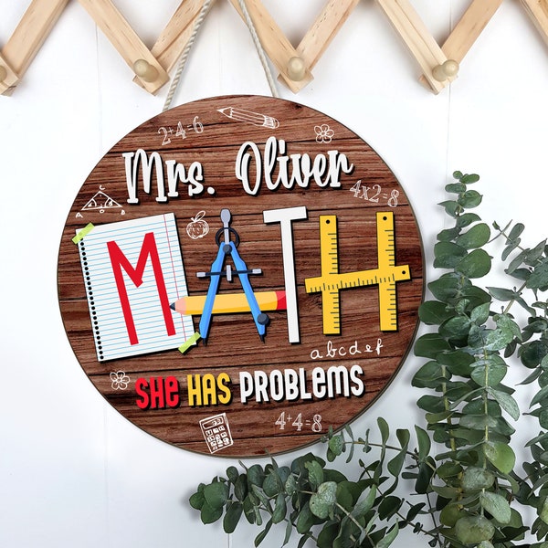Math Door Decor - Etsy