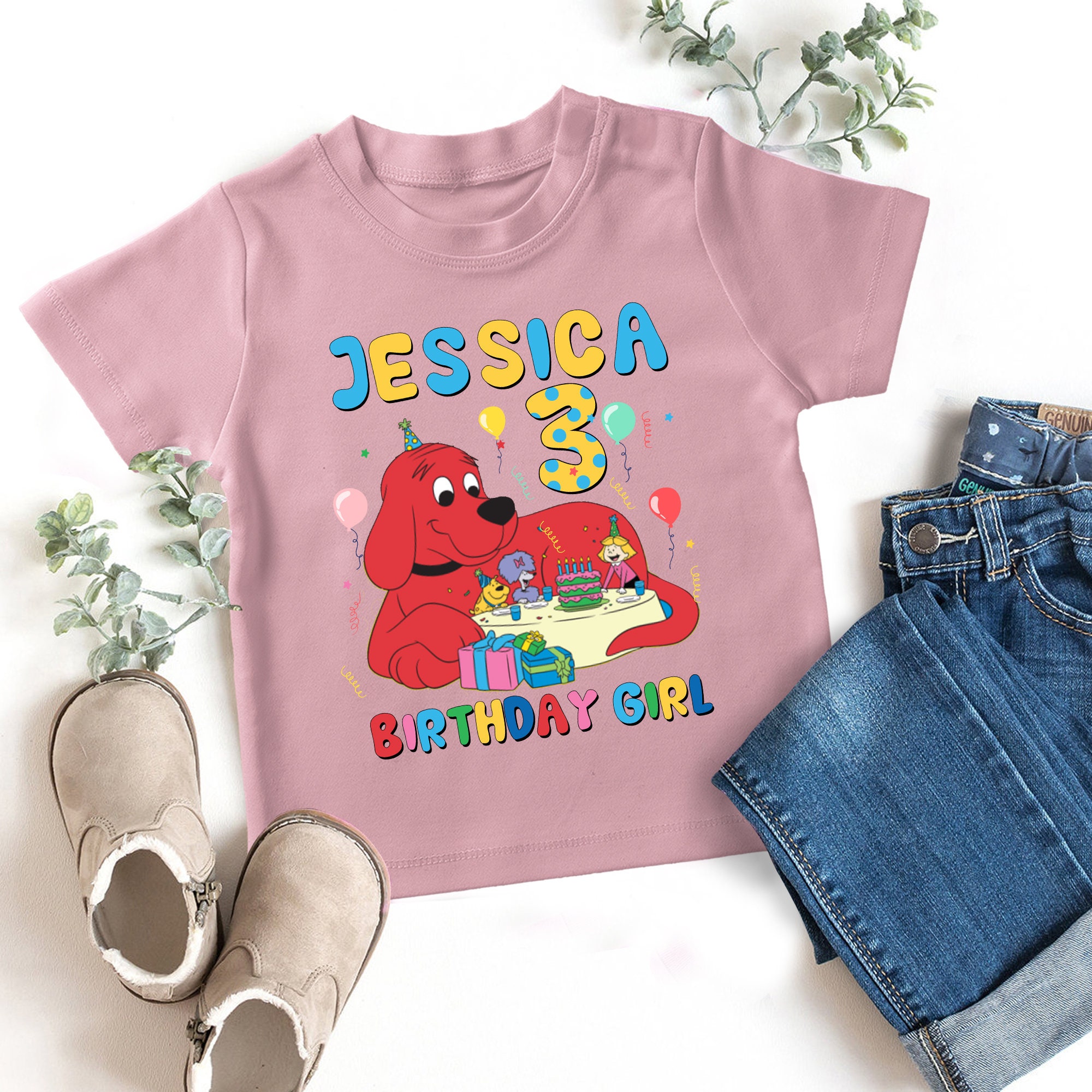 Clifford the Big Red Dog Shirt Personalized Clifford Dog - Etsy