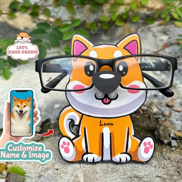 Shiba Inu Eyeglass Stand - Etsy