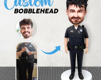 Custom Policewoman Bobblehead, Custom Police Officer Bobble Head ...