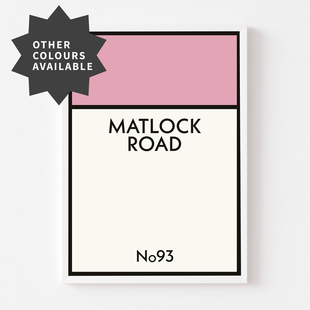 Custom New Home Gift. Monopoly Inspired House Warming Gift. Gift for ...