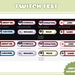 20 Pokeball Twitch Panels Pack Pokemon Twitch Stream - Etsy