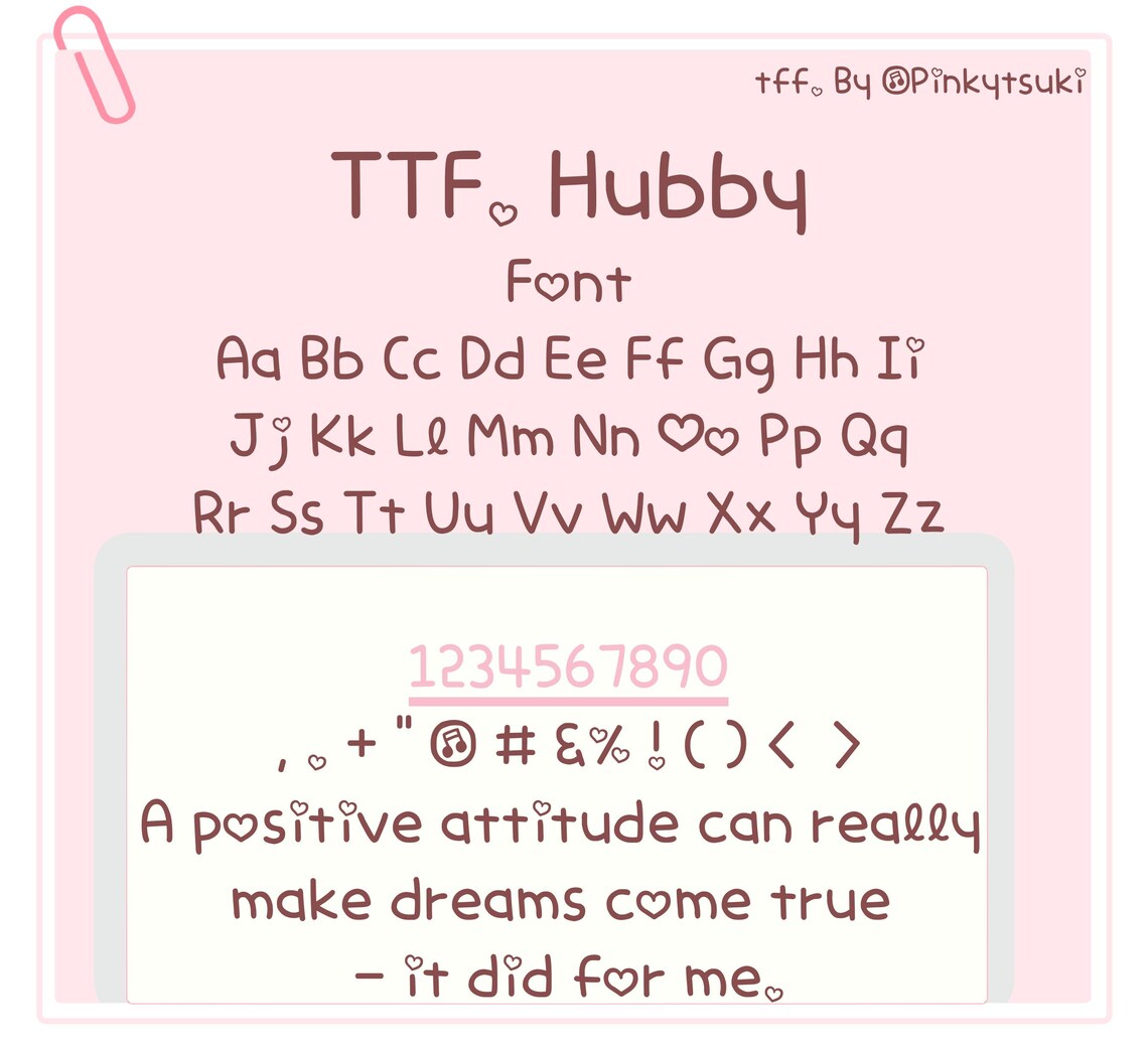 Cute Handwritten Font for Digital Planning, Note-taking, and Journaling ...