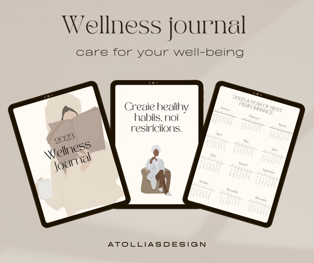 Wellness Journal Printable Wellness Journal 2023 Well-being - Etsy