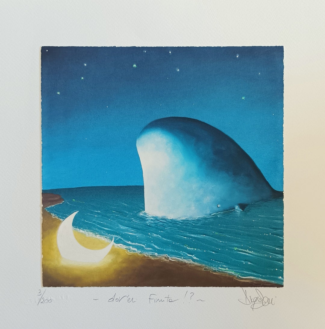 Dov'eri Finita / Original Fine Art Giclée by Diego - Etsy