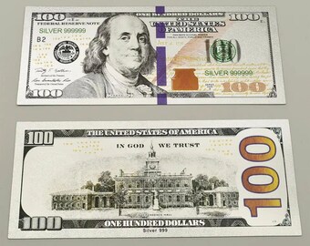 Money Gold Plated USA 100 Dollar Bill - Etsy
