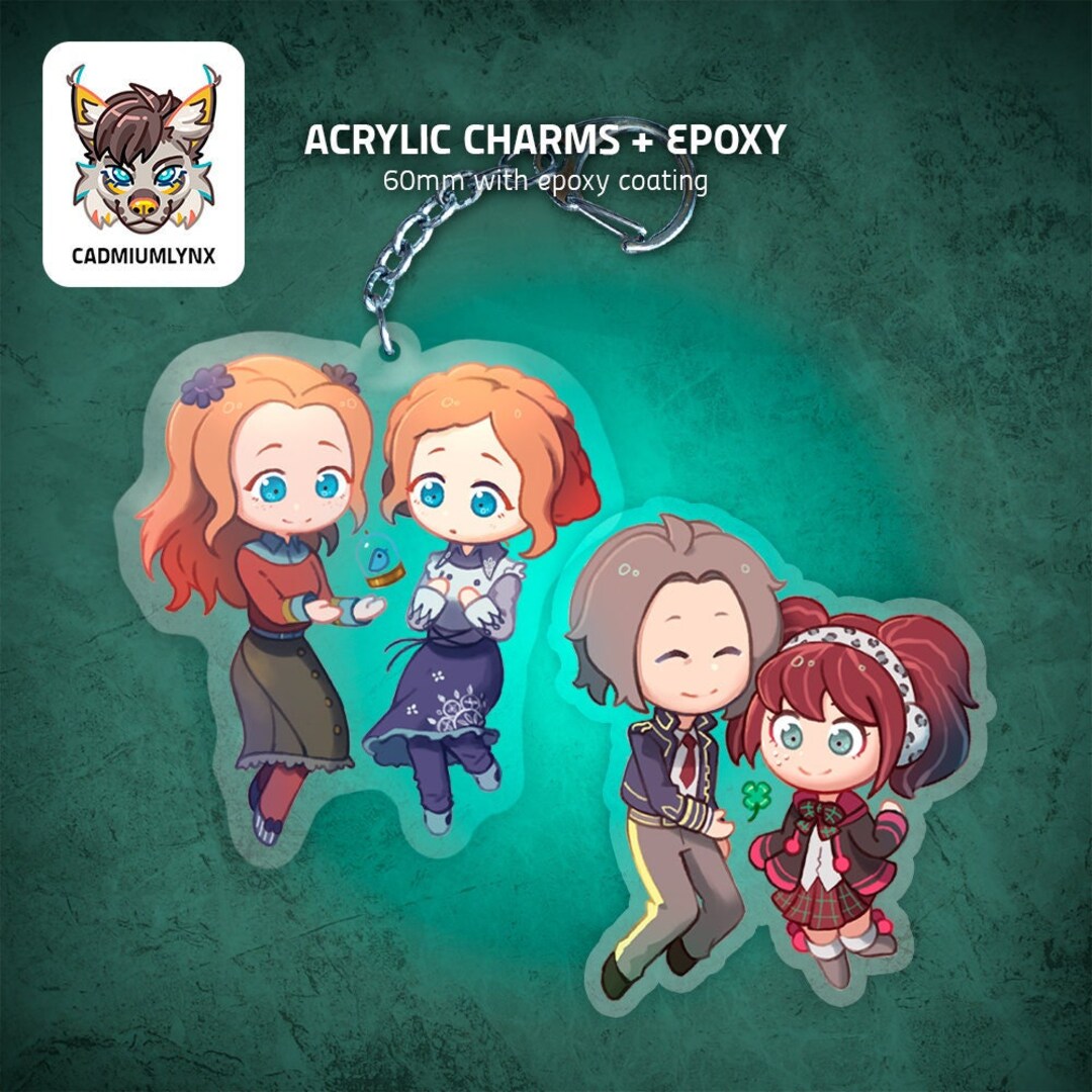 PREORDERS 60mm ZERO ESCAPE Acrylic Charms - Etsy