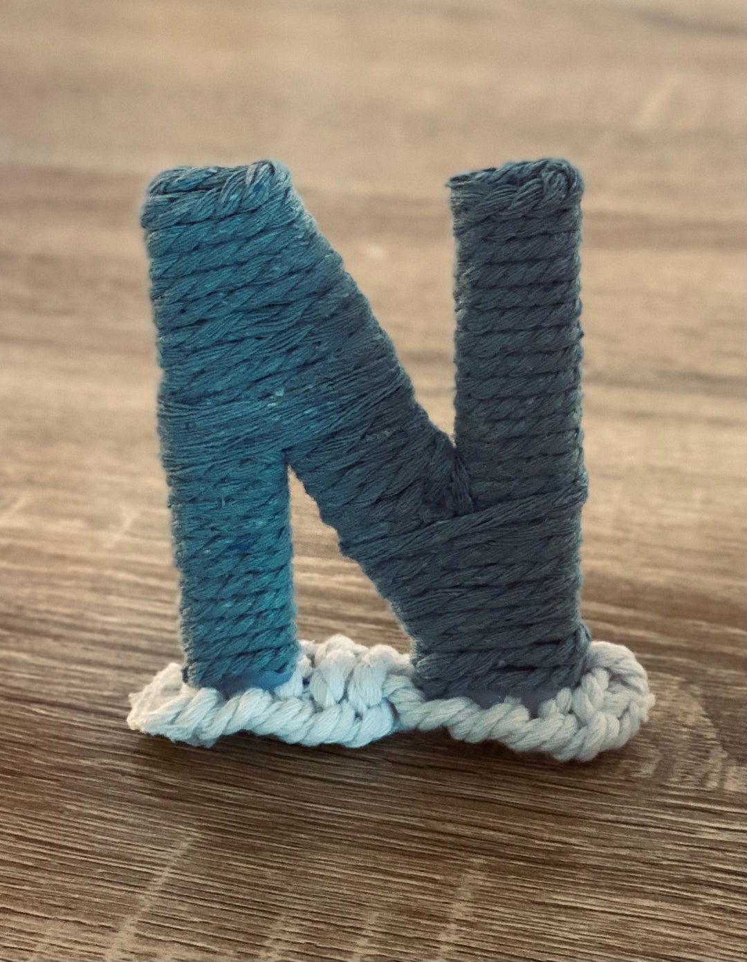 Macrame Wrapped Letters - Etsy