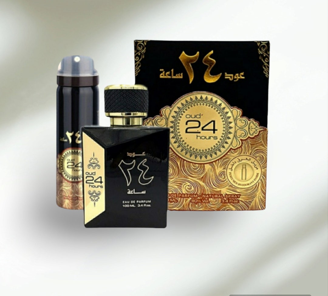 Arabian Perfume for Men OUD 24HRS 100ml Free Gift 3ml Perfume Oil ...