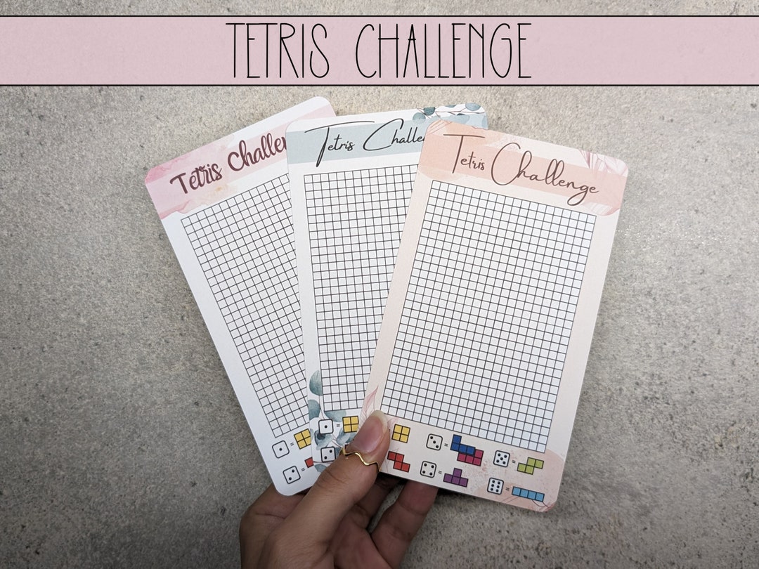 Tetris Challenge Savings Game Set Savings Challenge Set Savings Game ...