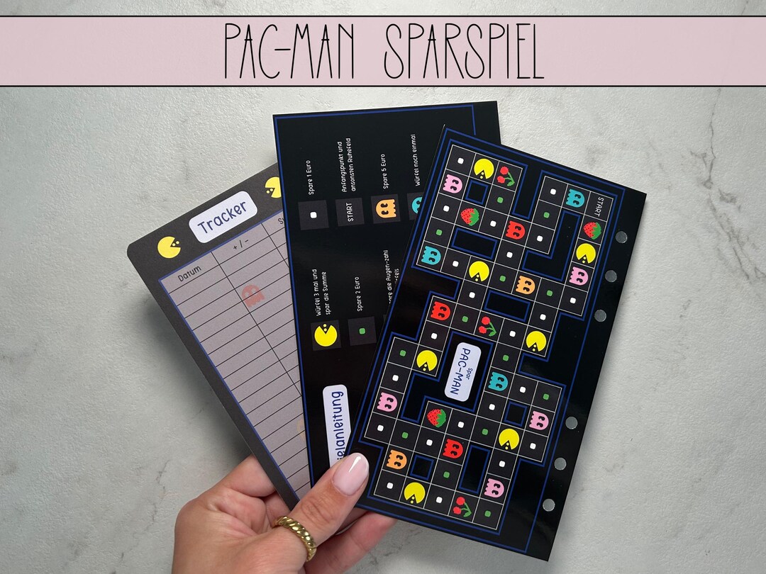 Pac-man Savings Game Set, Dice Savings Game With Tracker Challenge ...