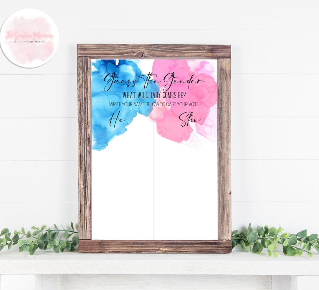 Smoke Gender Reveal Guess the Gender, He or She What Will Baby Be ...