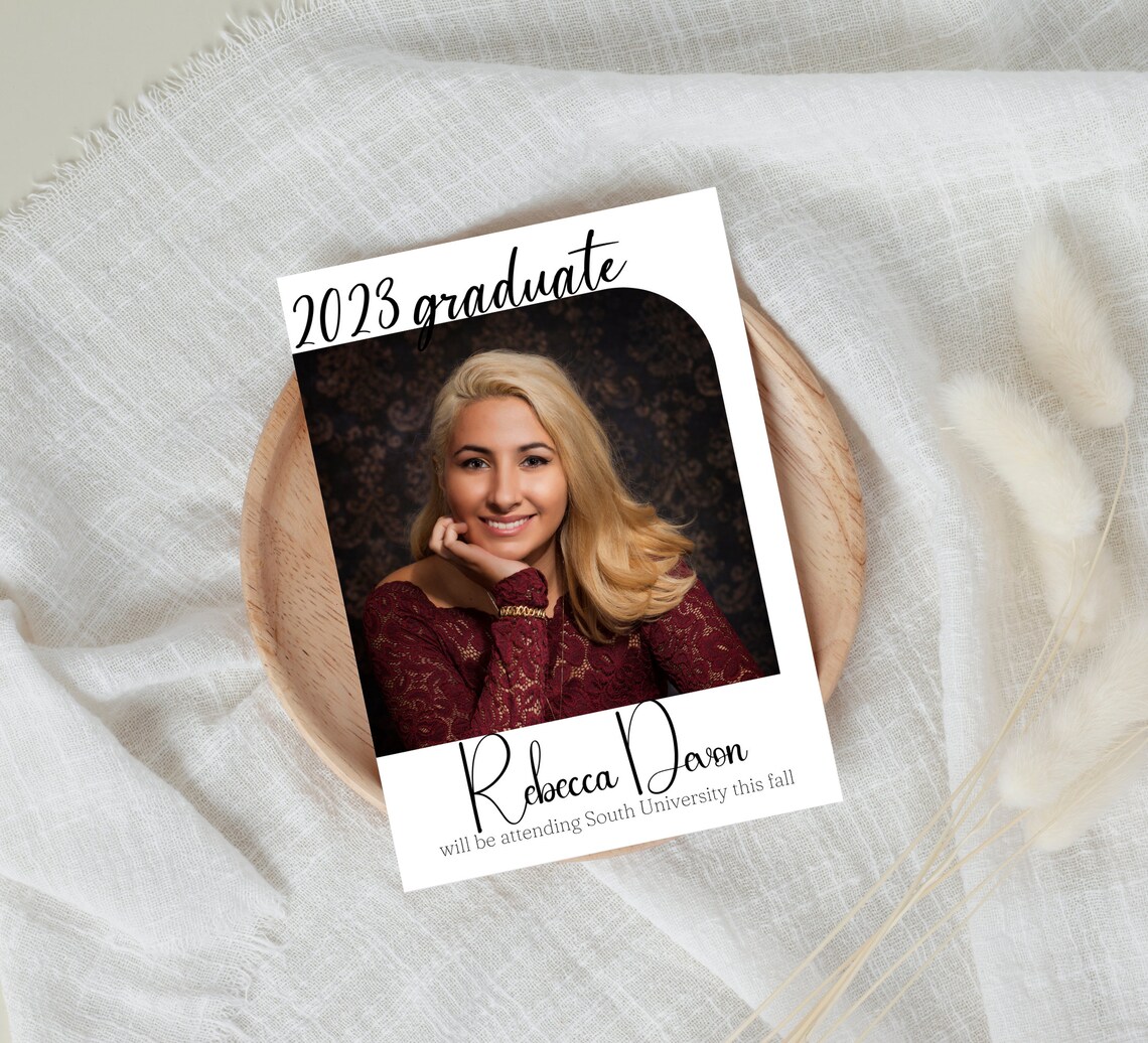 Customizable Graduation Announcements, Modern Graduation Party ...