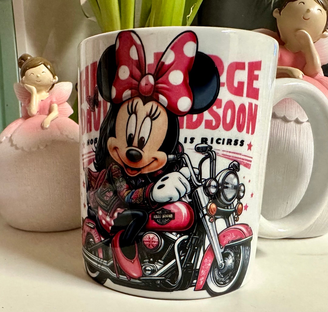 Minnie Mouse, Coffee Pot, Pink Motorcycle - Etsy