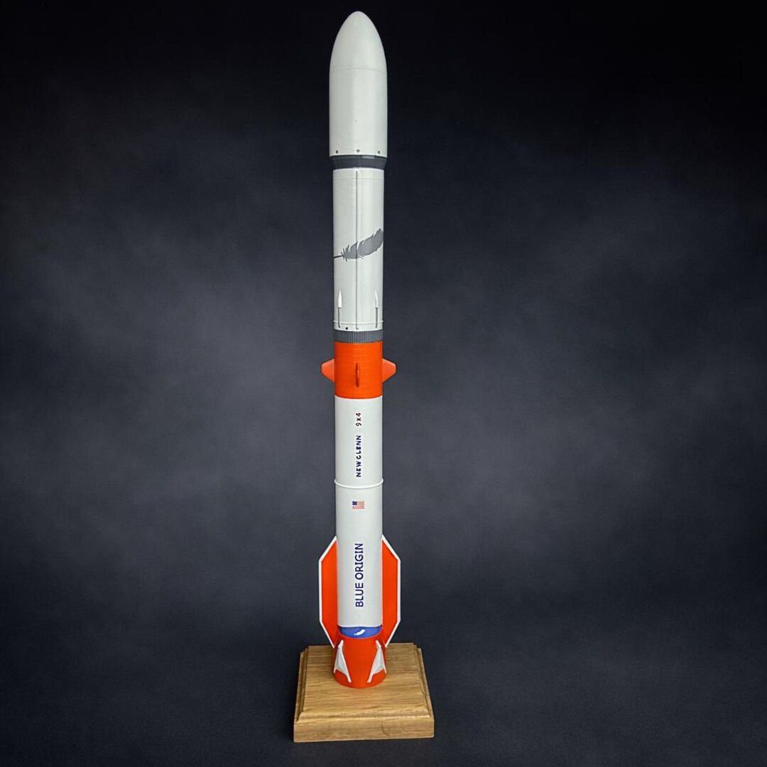 Blue Origin New Glenn 9x4 Model Kit Various Scales - Heavy Lift Rocket ...