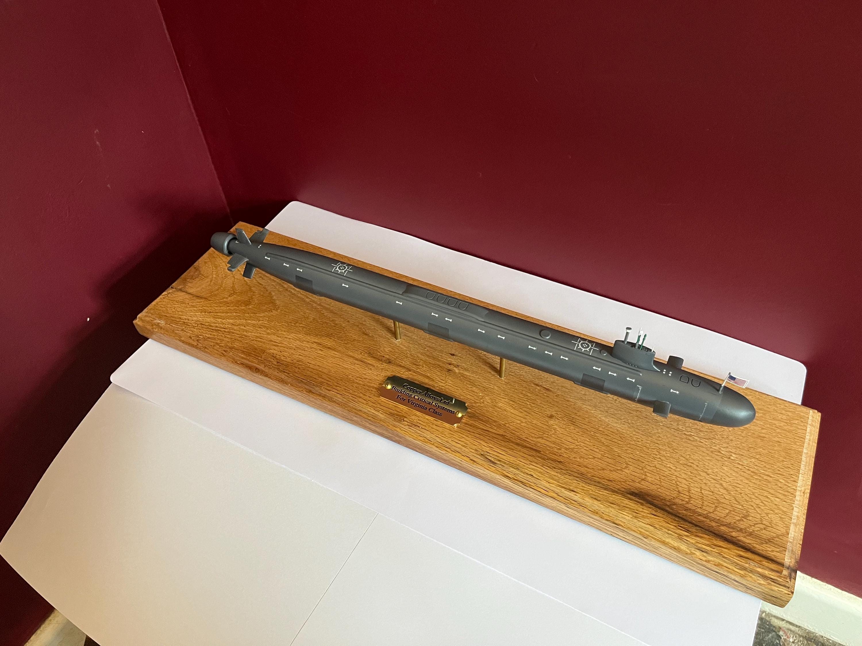 1/350 Scale Virginia Class US Navy Submarine Model - Etsy