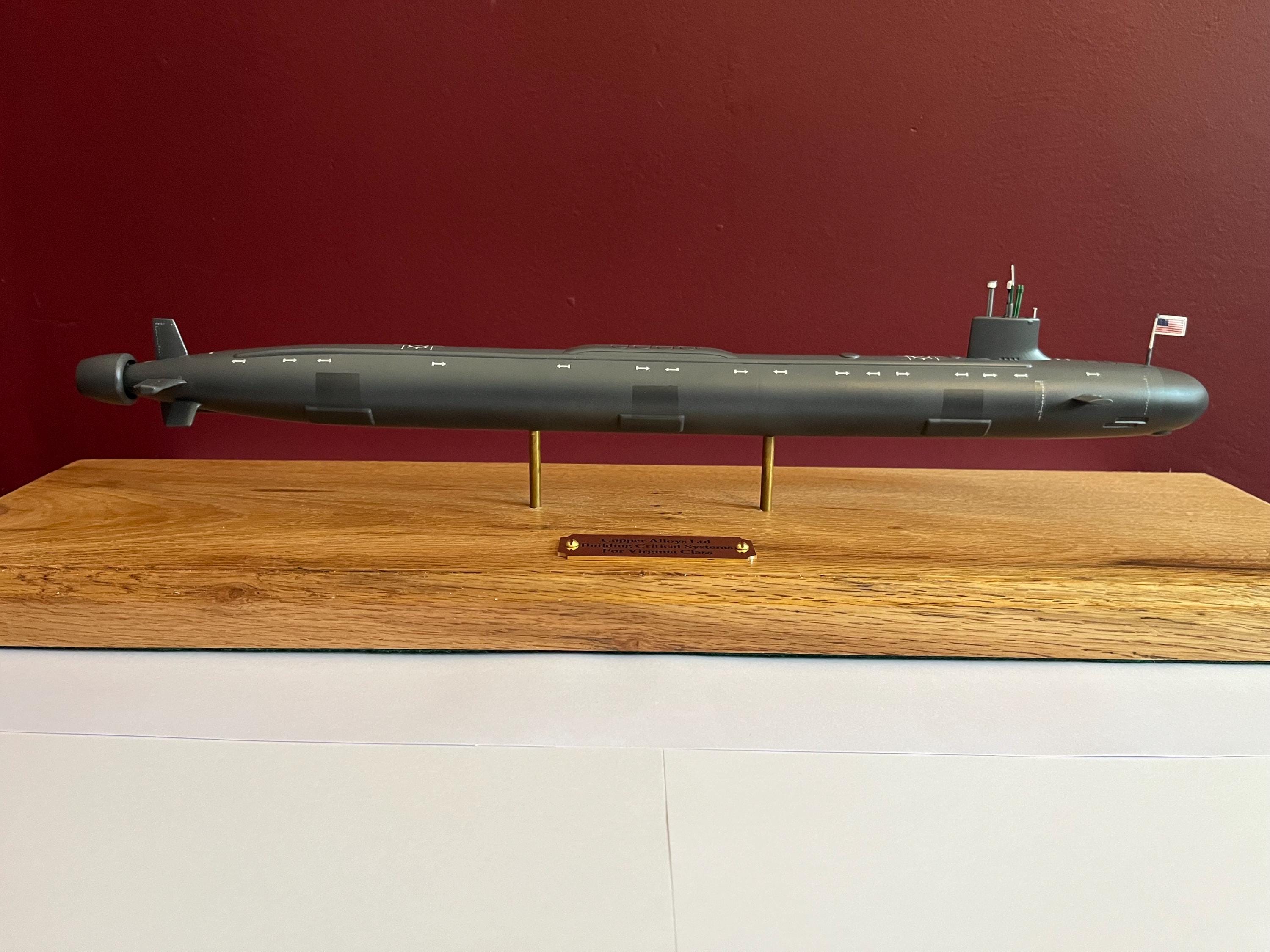 1/350 Scale Virginia Class US Navy Submarine Model - Etsy