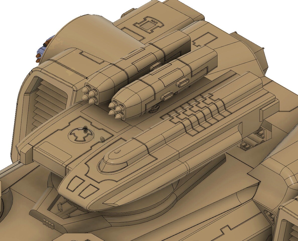 Primary Weapon Turret Upgrade Option for TX-9 Whaleshark - Etsy