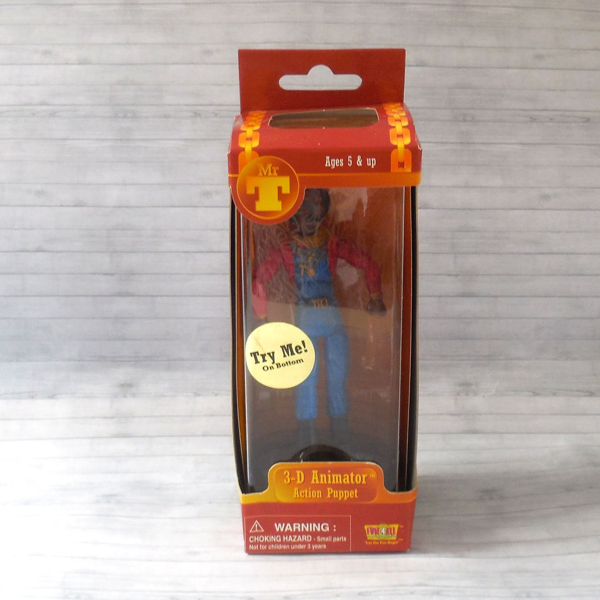 Mr T the A Team TV Series NBC Push Puppet Push up Toy Wakouwa 2003 ...