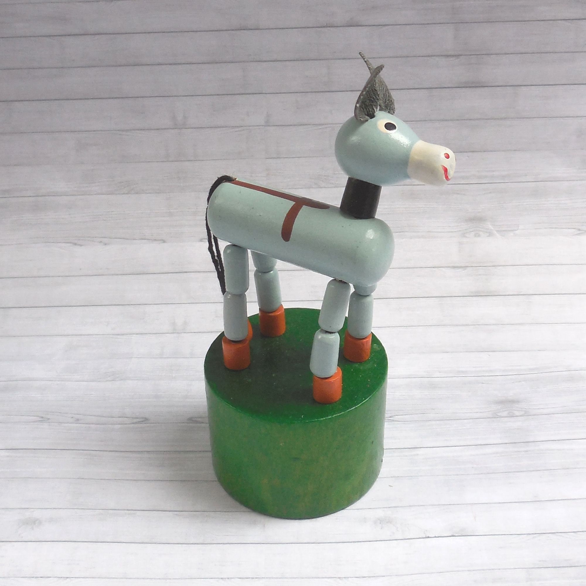 Horse Horses Push Puppet - Press up Toy - Wakouwa - Push up - Novelty ...