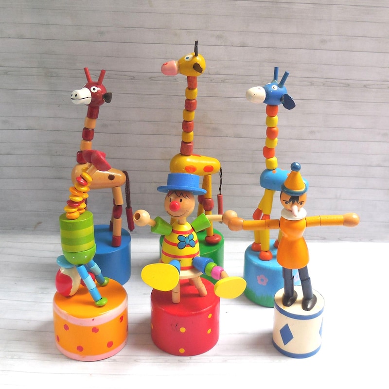 Collapsable Push Toy - Etsy