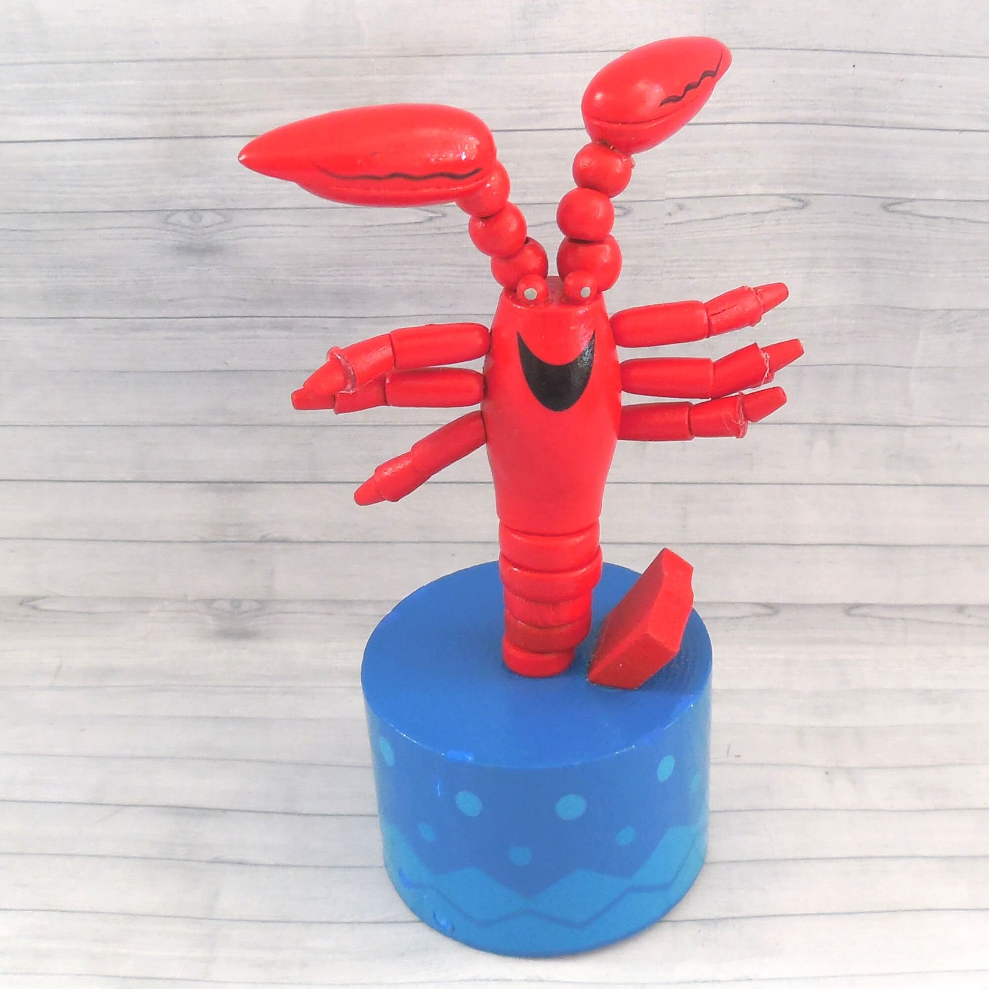 Lobster Crab Fish Turtle Terrapin Push Puppets - Press up Toy - Wakouwa ...