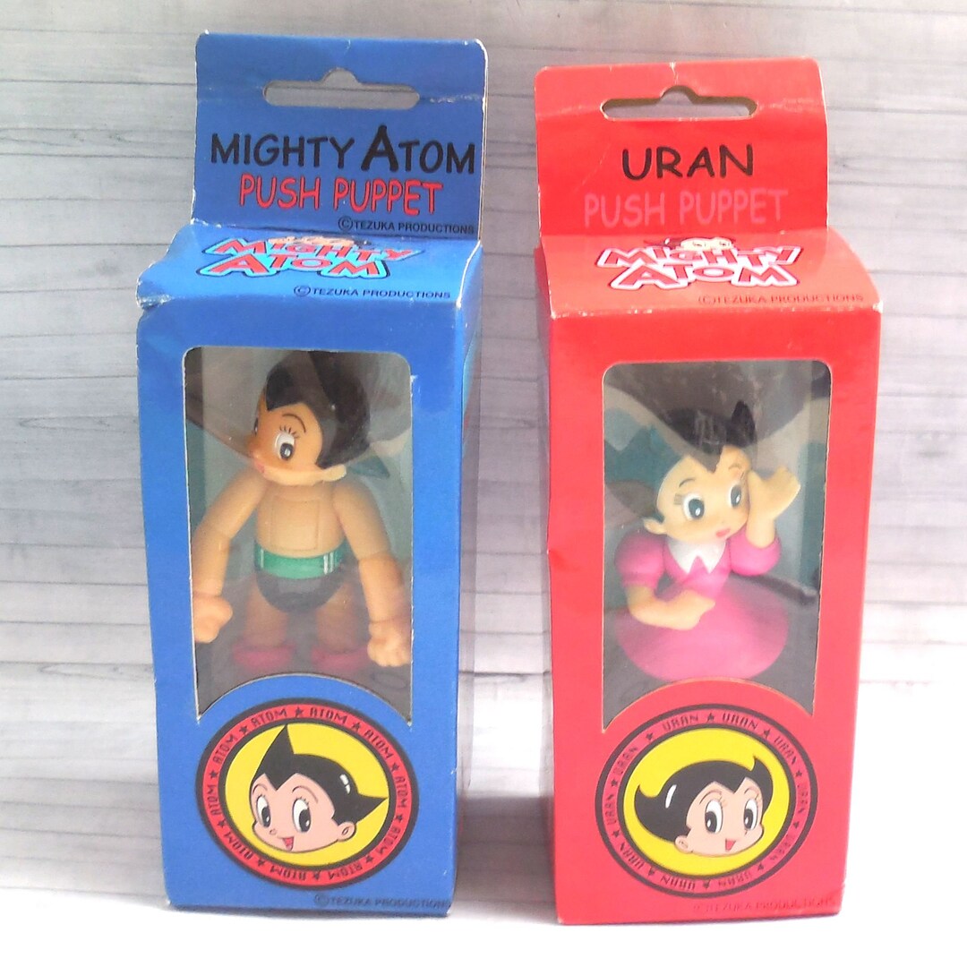 Astro Boy Uran Girl Push Puppet Press up Toy Wakouwa Japan Anime Magna ...
