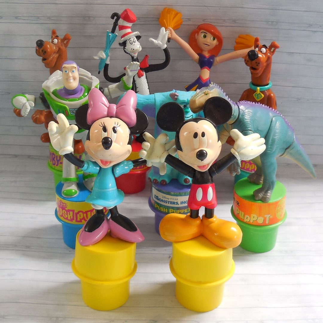 Flix Candy Topper Push Puppet Press up Toy Wakouwa Novelty Character ...