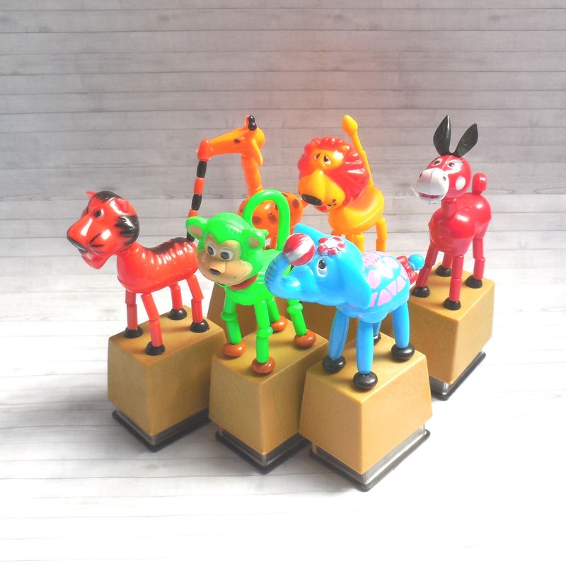 Vintage Collapsable Push Toy - Etsy