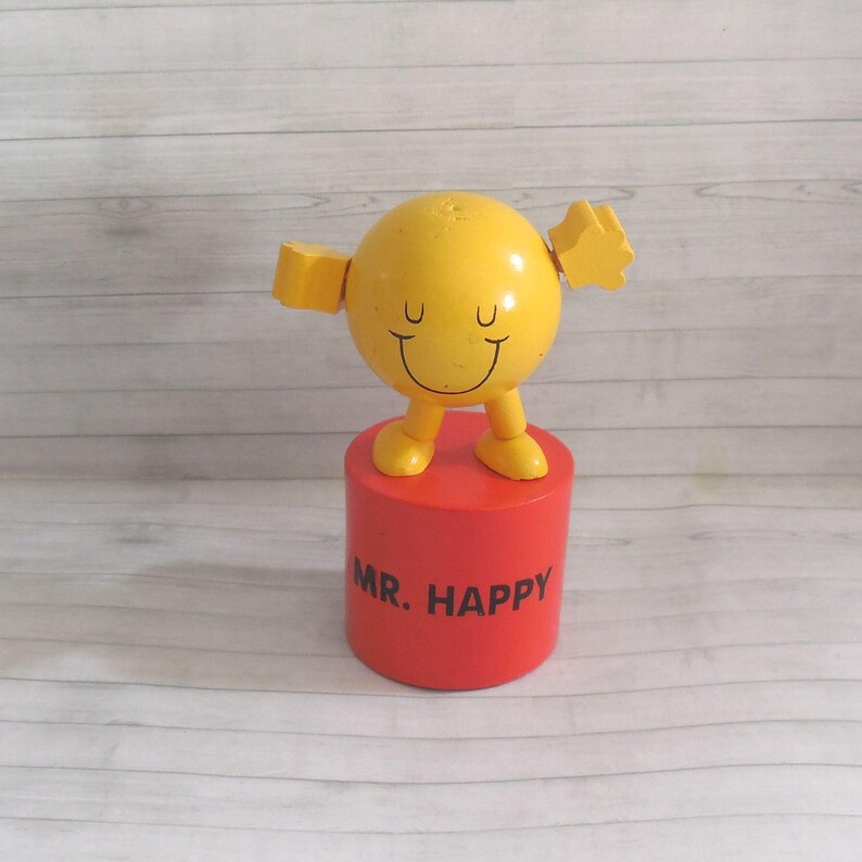 Mr Men - Little Miss - Push Puppet - Press Toys - Wakouwa Wood ...