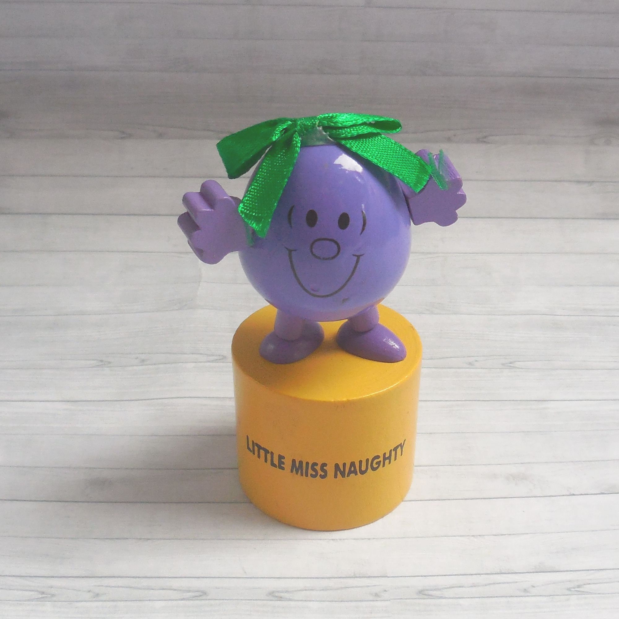Mr Men - Little Miss - Push Puppet - Press Toys - Wakouwa Wood ...