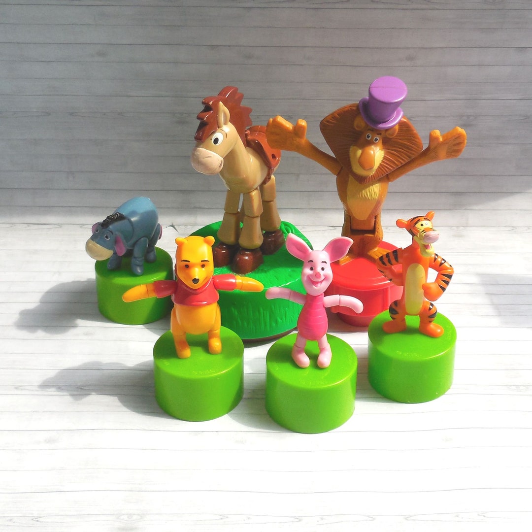 Winnie the Pooh Toy Story Push Puppet Press up Toy Wakouwa Novelty ...