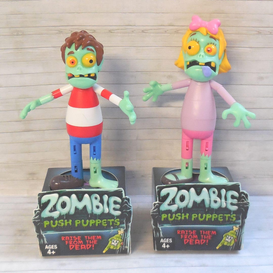Zombie Apocalypse - Boy - Girl - Child - Novelty Large Push up Puppet ...