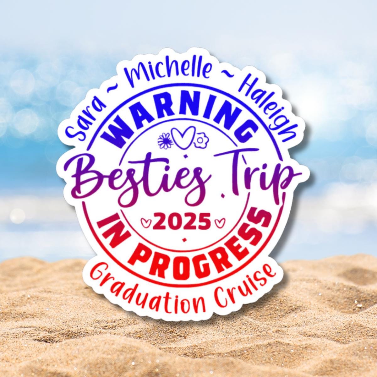 Personalized Bestie Cruise Door Magnet Besties Trip Gift 2026 Custom ...