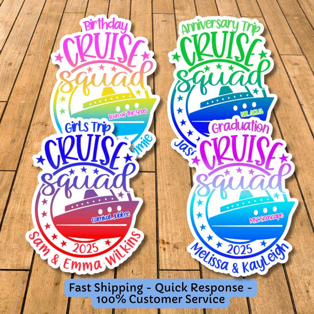 2026 CRUISE SQUAD Cruise Door Magnet Personalized Names Magnet 2026 ...