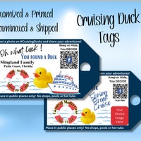 Cruising Ducks Princess INSTANT DOWNLOAD Tags Cruise Ship Rubber Duck ...