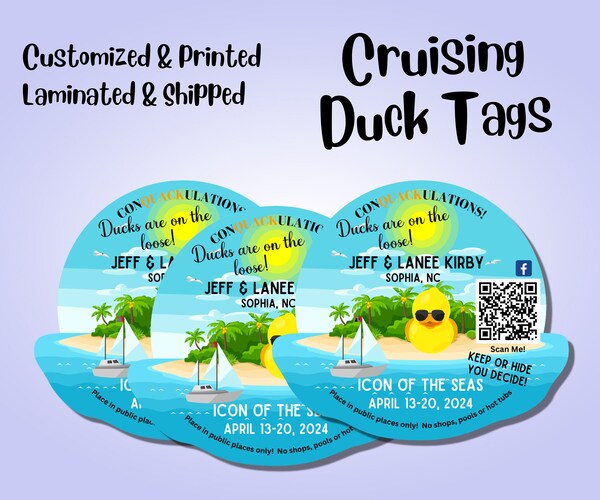 Cruise Duck Magnet Cruise Ship Door Magnet, Hiding Cruise Ducks Magnet ...