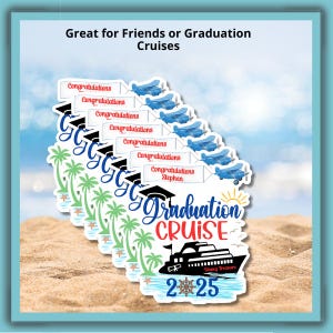 Custom Graduation Cruise Trip Door Magnet Keepsake Unique Senior ...